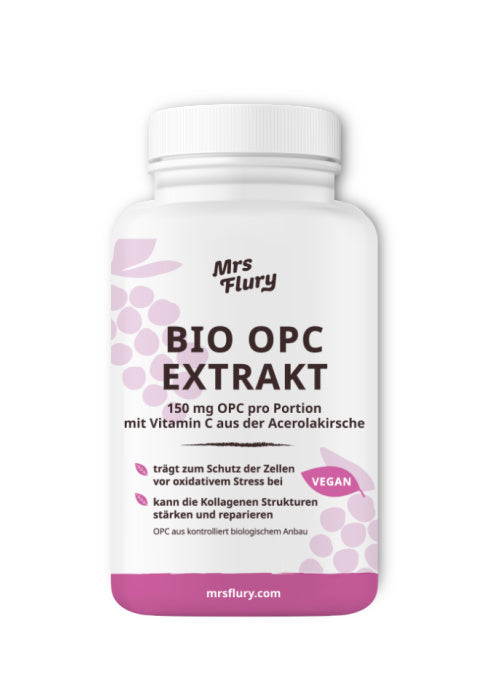 Bio OPC Extrakt Kapseln vegan 60 Stück – Mrs Flury Shop DE